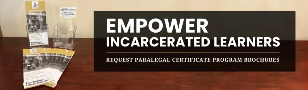 Paralegal Certificate Brochure Order Form | BCI